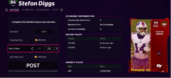 How to use regular player auction?